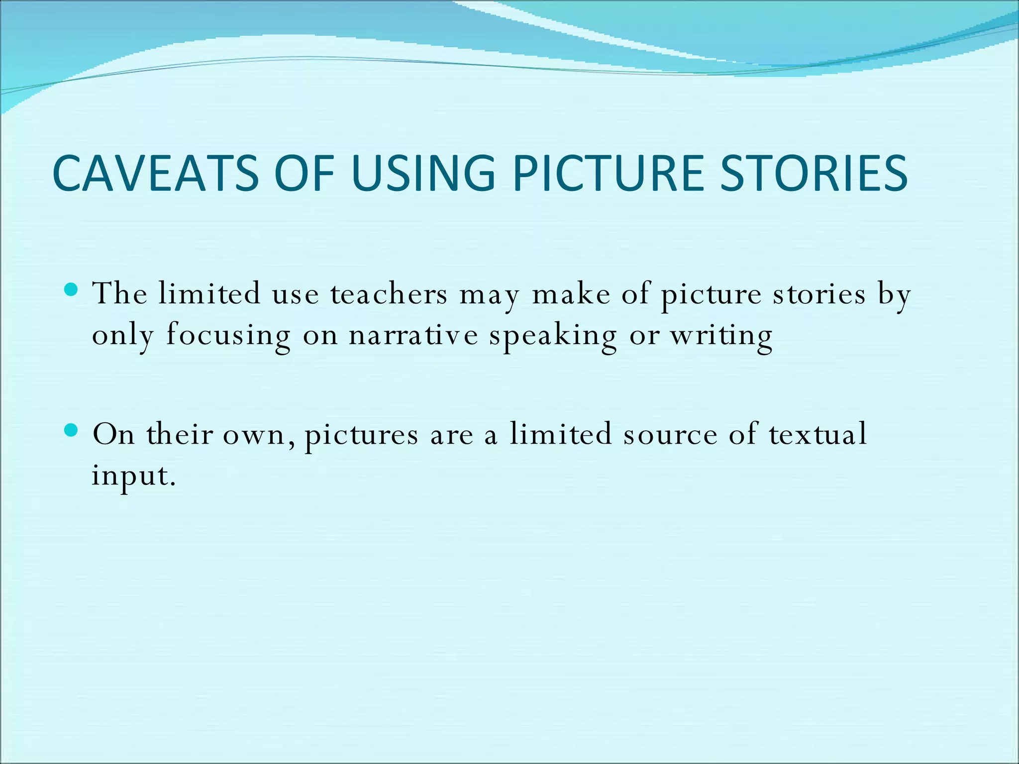 Using Picture Stories | PPT