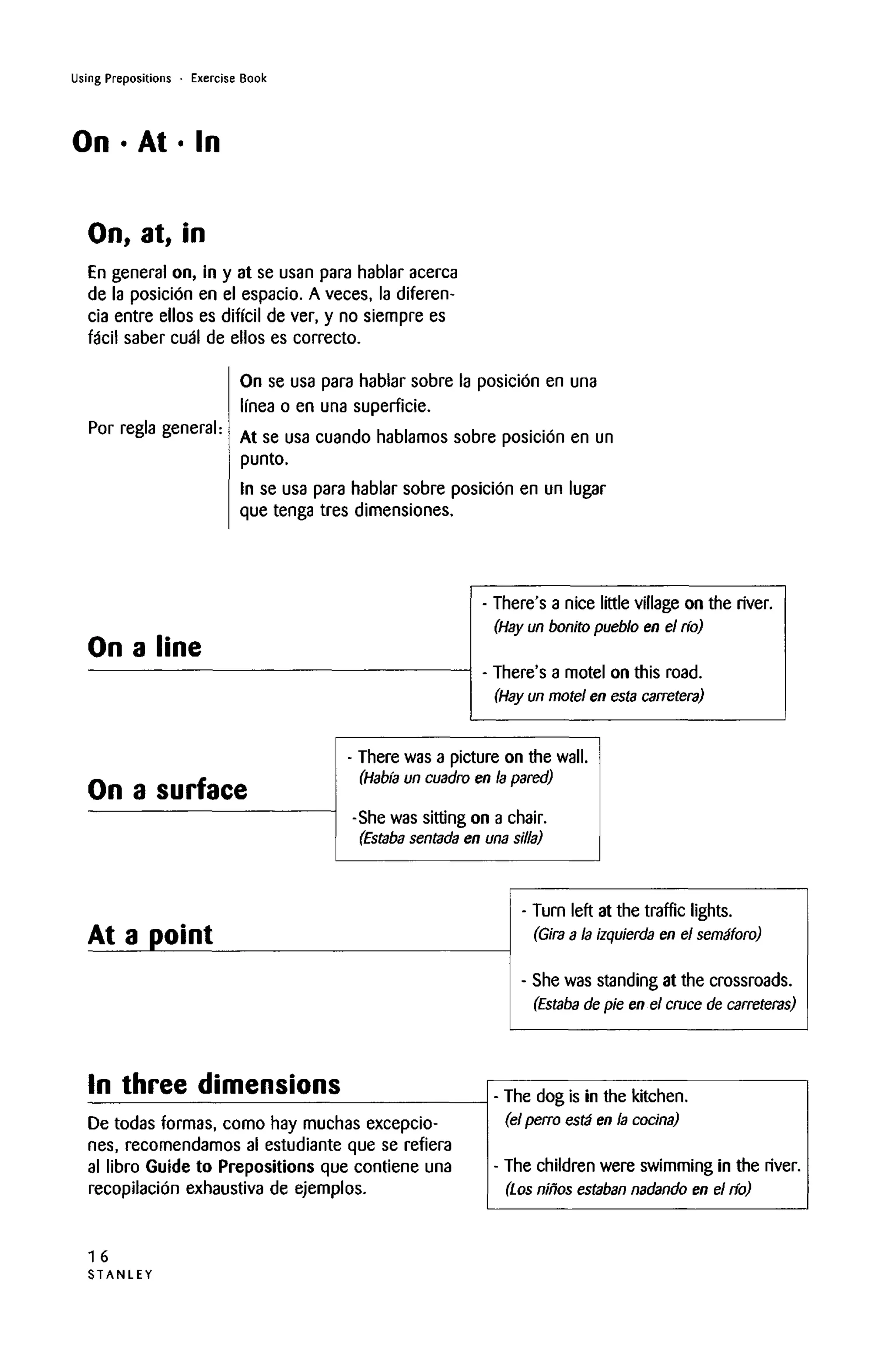 Using prepositions-exercises | PDF