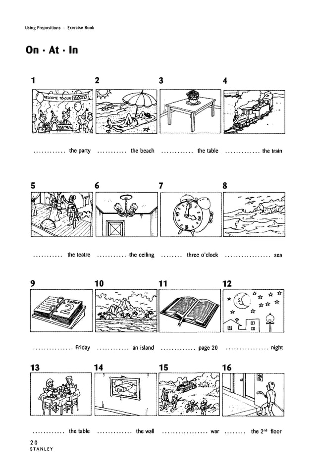 Using prepositions-exercises | PDF
