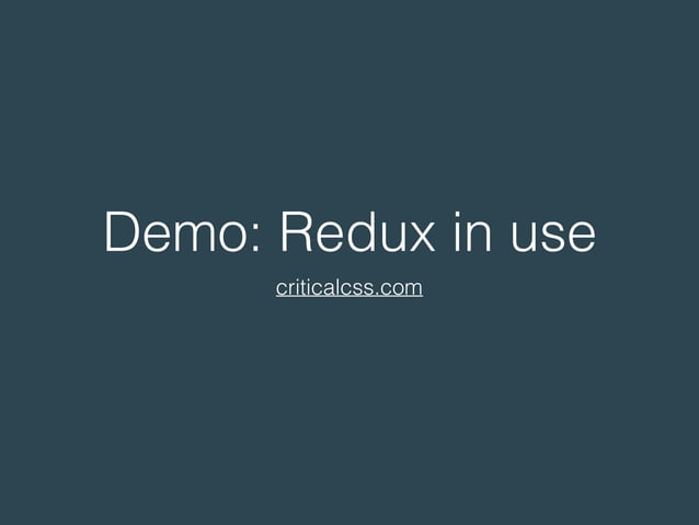 Using redux | PPT
