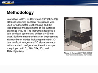 Using RTI and 3D Laser Scanning Confocal Microscopy to Evaluate Relief ...