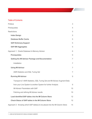 Using sap-netweaver-with-dbim-2594359 | PDF