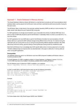 Using sap-netweaver-with-dbim-2594359 | PDF