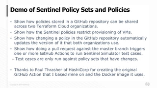 Using Sentinel Policies Across Multiple Terraform Cloud Organizations | PPT