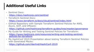 Using Sentinel Policies Across Multiple Terraform Cloud Organizations | PPT