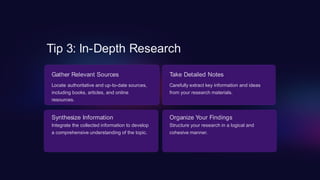 Using Simple Tips to Create a Perfect Assignment | PDF