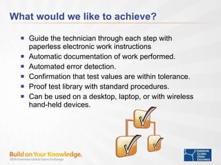 Using Syncade Workflow and AMS Device Manager for SIF Proof Testing on ...