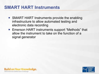 Using Syncade Workflow and AMS Device Manager for SIF Proof Testing on ...