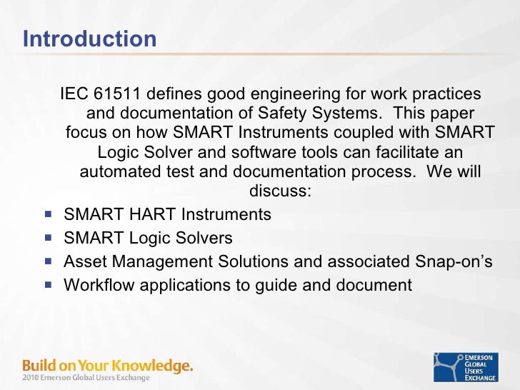 Using Syncade Workflow And Ams Device Manager For Sif Proof Testing O