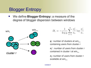Using Tags and Clustering to Identify Topic-specific Blogs | PPT | Social Networking | Internet