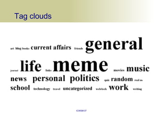 Using Tags and Clustering to Identify Topic-specific Blogs | PPT | Social Networking | Internet