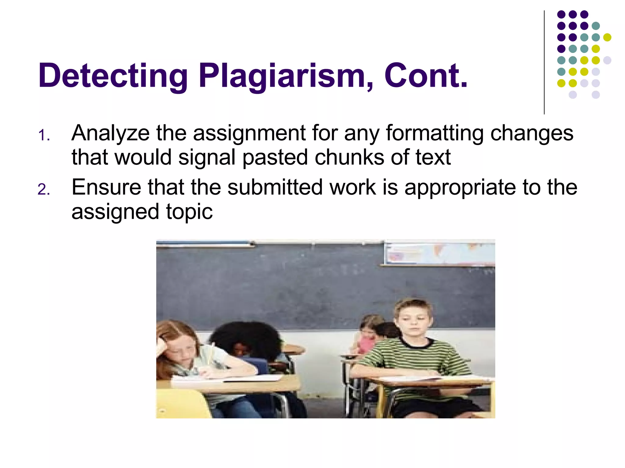 Using Technology To Detect Plagiarism | PPT