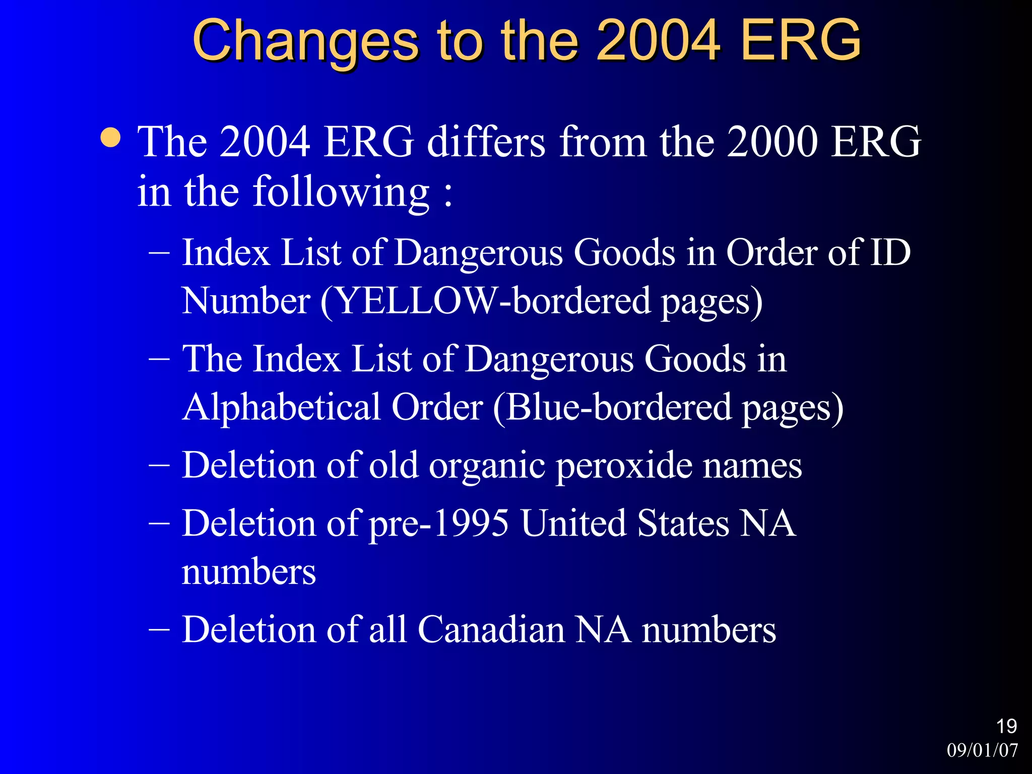 Using the Emergency Response Guidebook | PPT