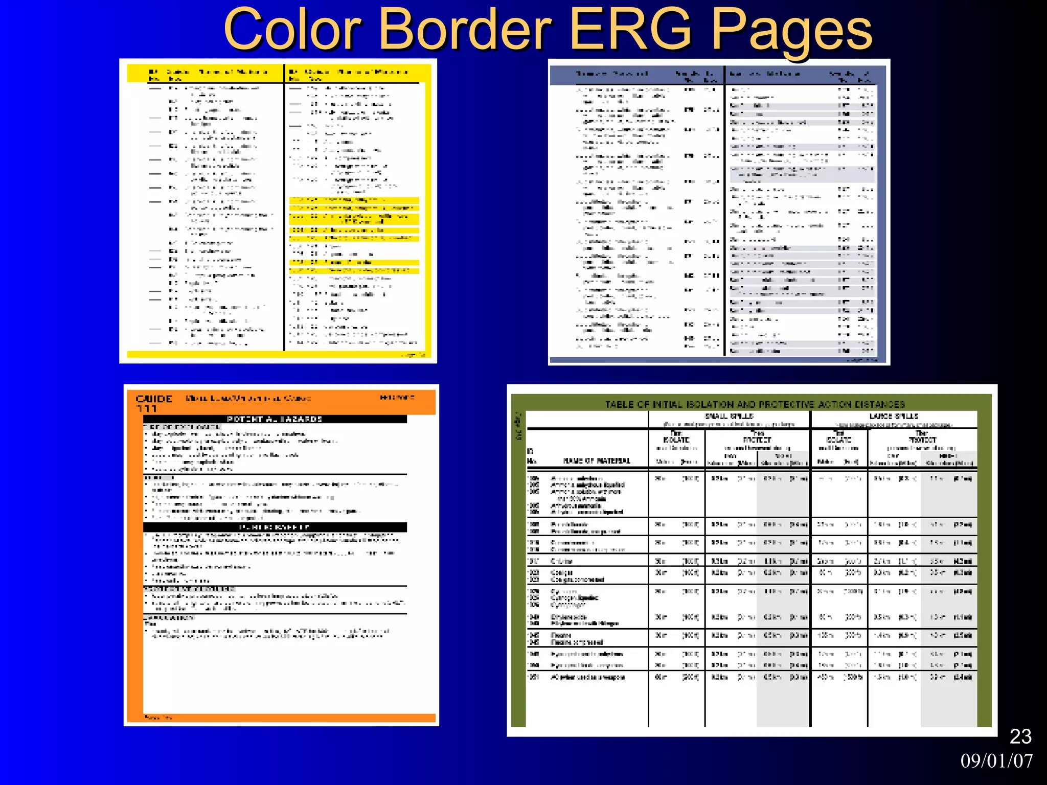 Using the Emergency Response Guidebook | PPT