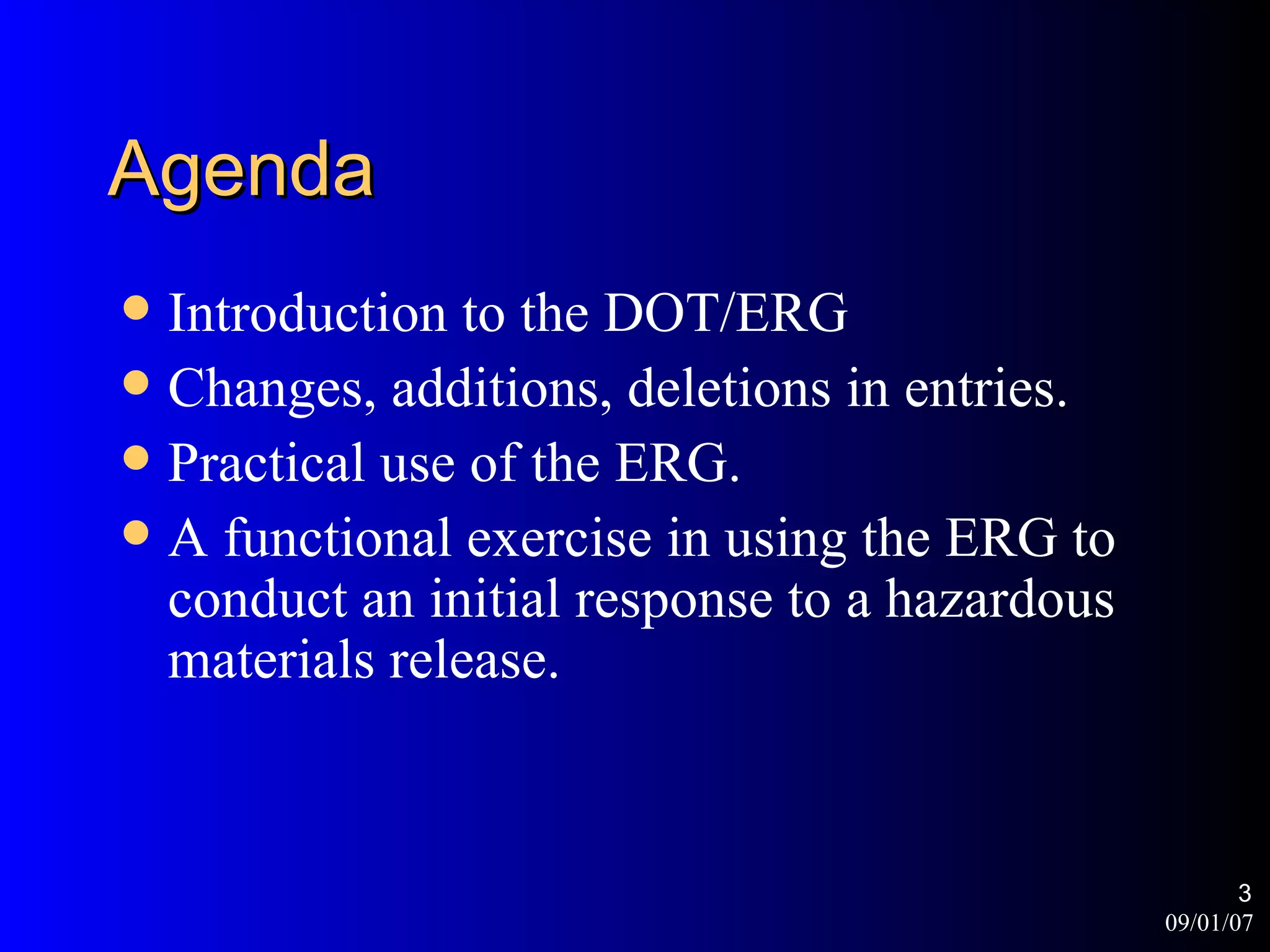 Using the Emergency Response Guidebook | PPT