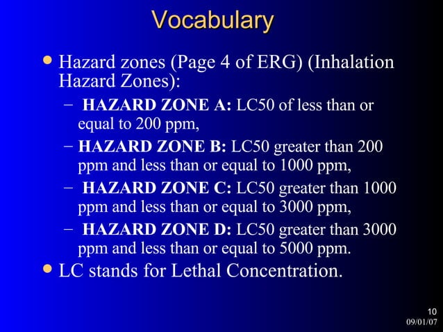 Using the Emergency Response Guidebook | PPT | Lung and Respiratory ...