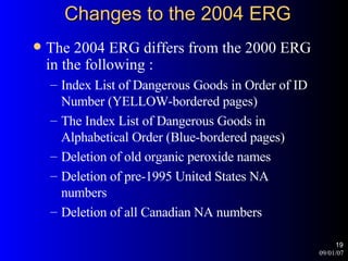 Using the Emergency Response Guidebook | PPT