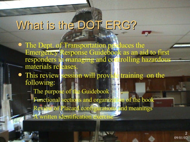 Using the Emergency Response Guidebook | PPT | Lung and Respiratory ...