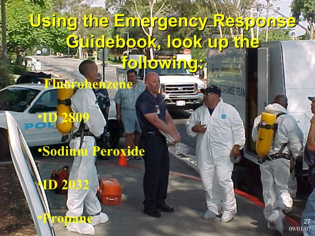 Using the Emergency Response Guidebook | PPT | Lung and Respiratory ...
