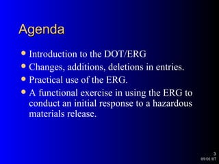 Using the Emergency Response Guidebook | PPT