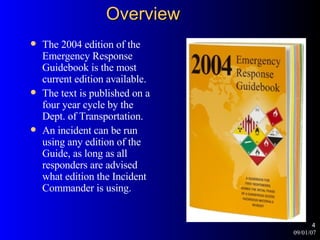 Using the Emergency Response Guidebook | PPT
