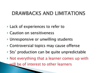 Using The Learners As Resources | PPT