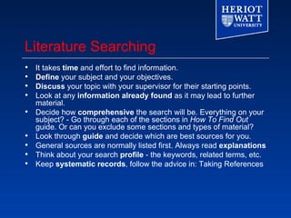 Using the library for research | PPT | Search | Internet