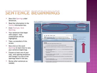 Using the SAS Revisor | PPT
