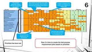 Using the test process improvement models. Case study based on TPI Next ...