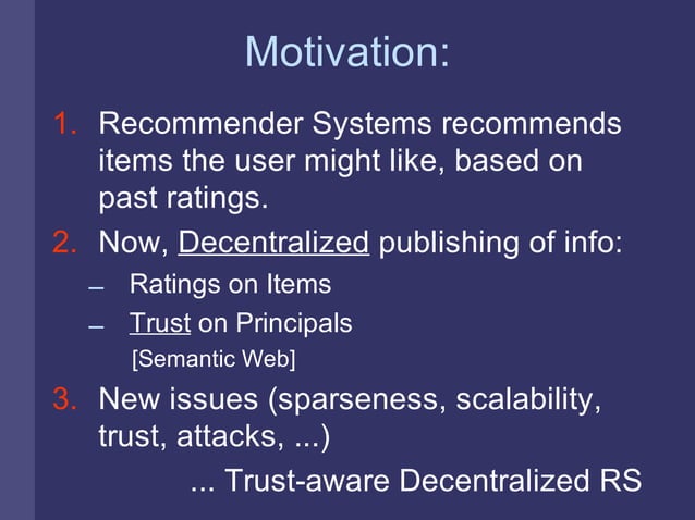 Using Trust In Recommender Systems An Experimental Analysis Pdf Social Networking Internet