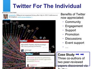 Organisational Use of Twitter | PPT