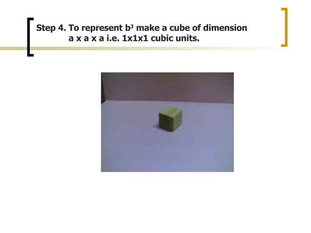 Using unit cubes 3 | PPT
