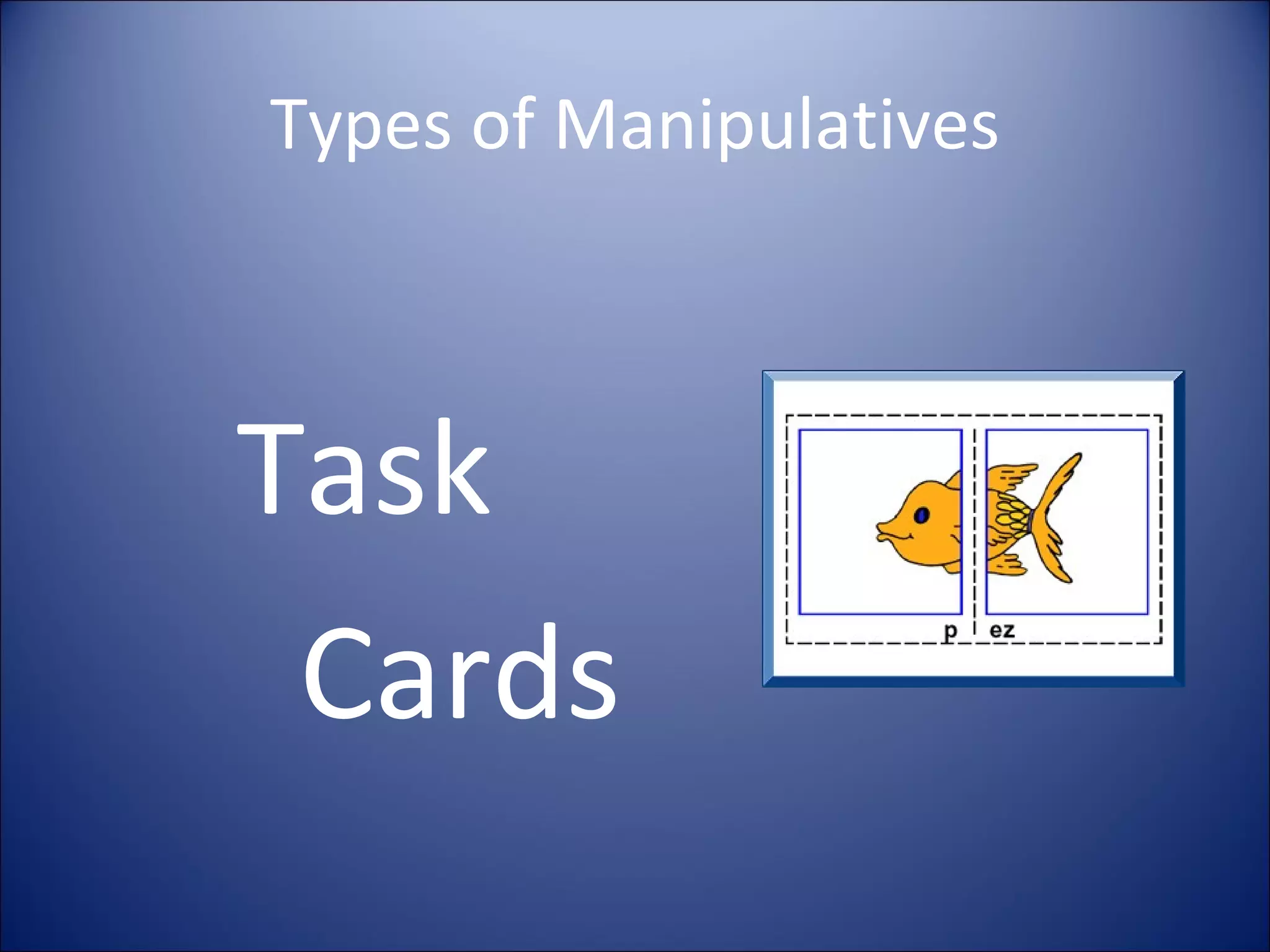 Using Visual Aids & Manipulatives in EFL | PPT