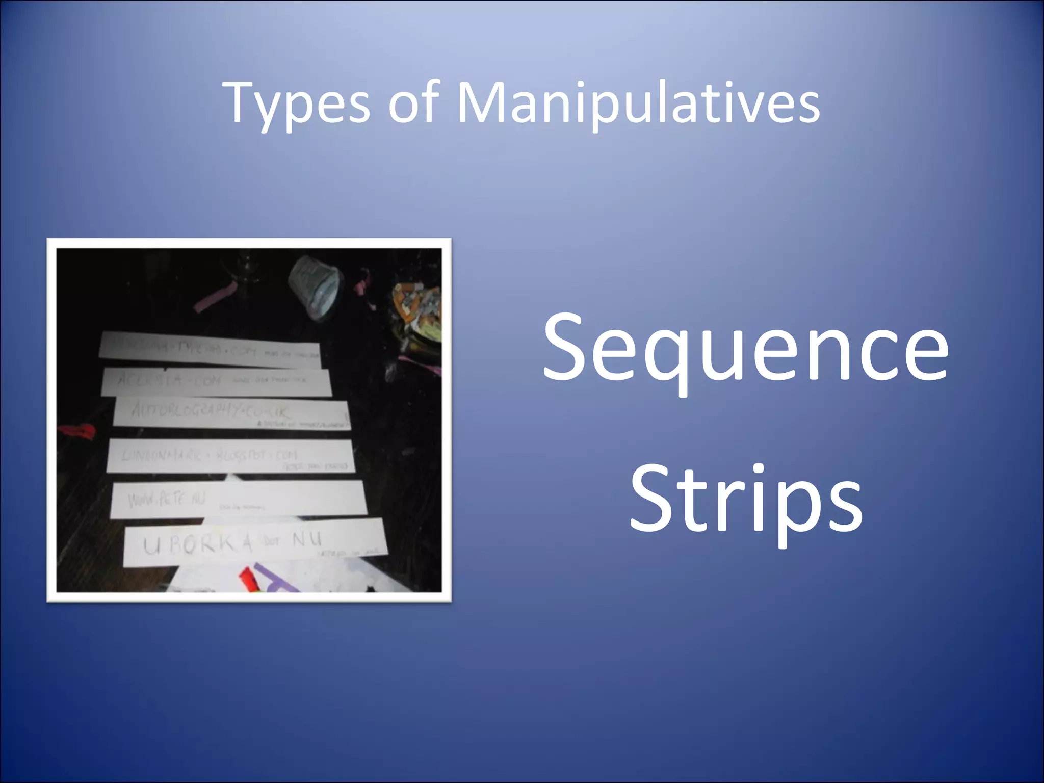 Using Visual Aids & Manipulatives in EFL | PPT
