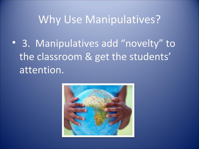 Using Visual Aids & Manipulatives in EFL | PPT | Education