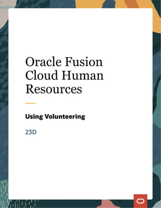 Oracle Fusion Cloud using-volunteering.pdf | Free Download