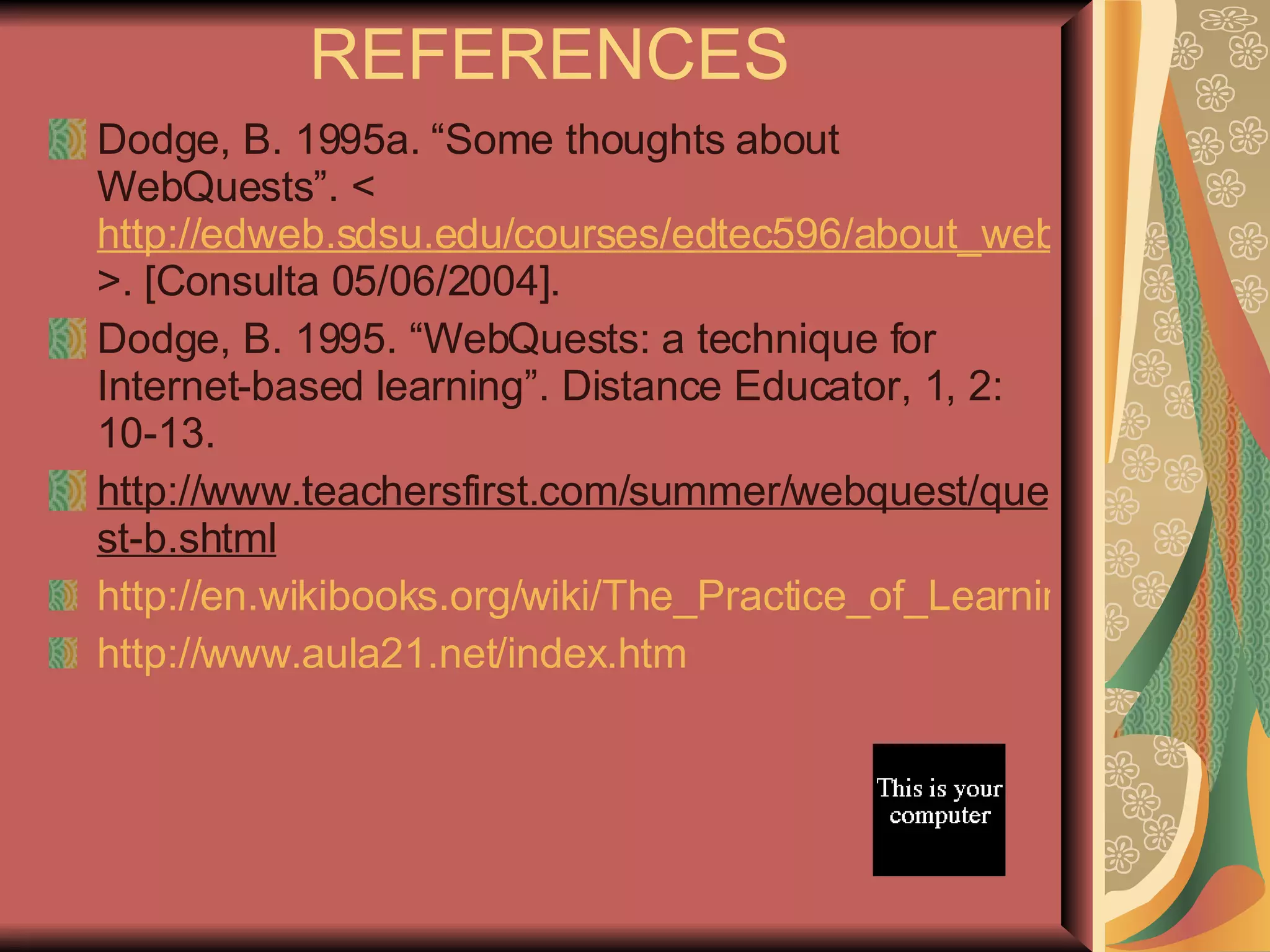 Using Webquests To Maximize Language Learning | PPT