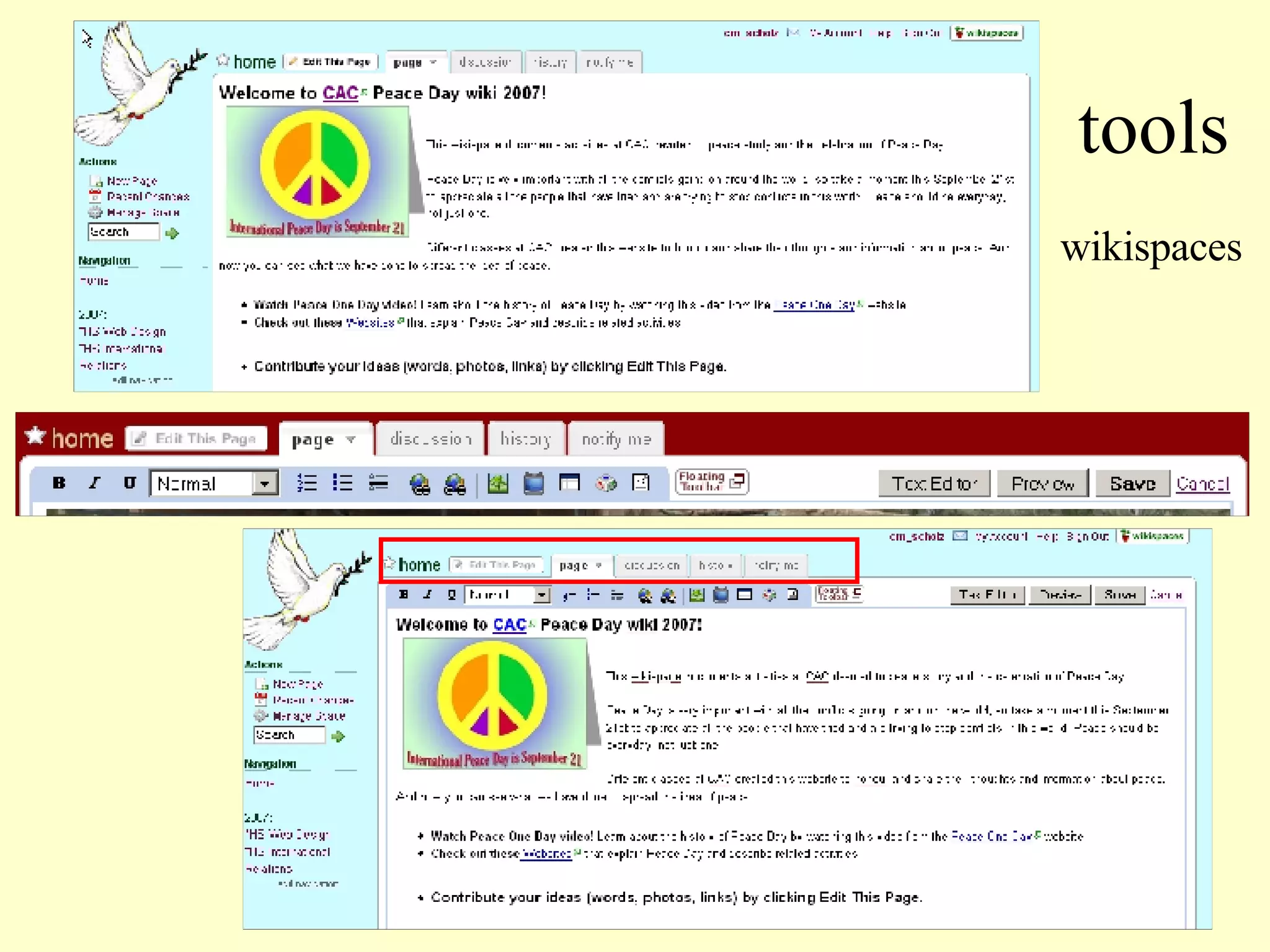 Using wikis with research and portfolios | PPT