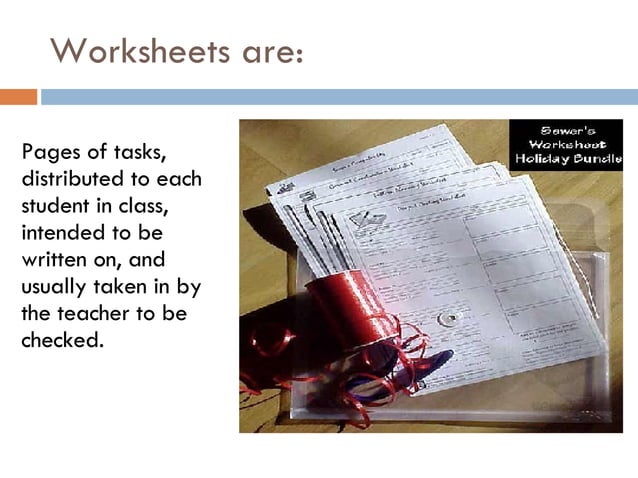 Using Worksheets | PPT