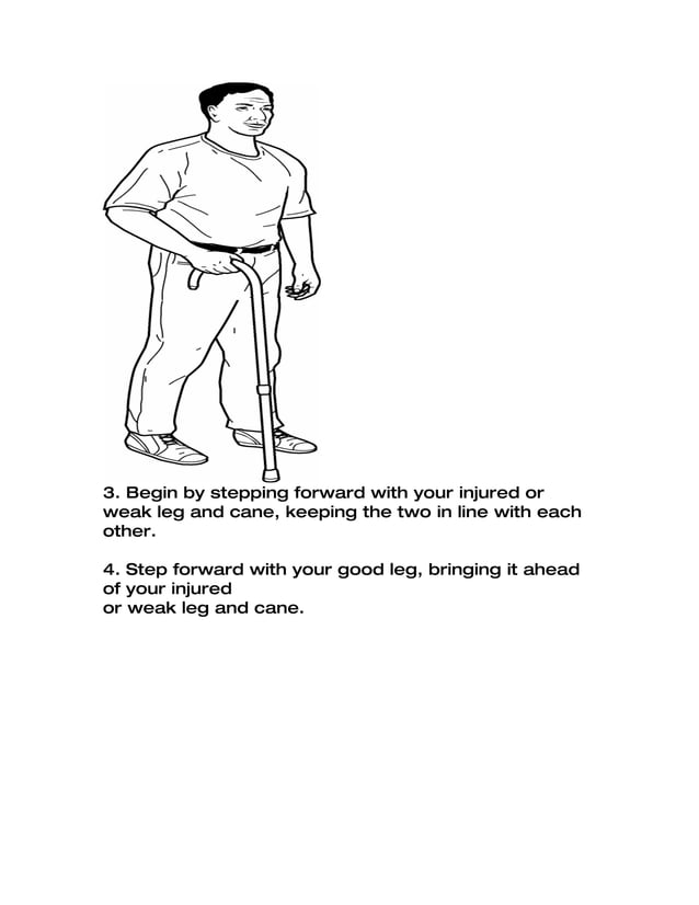 Using a Cane | DOC | First Aid | Injuries