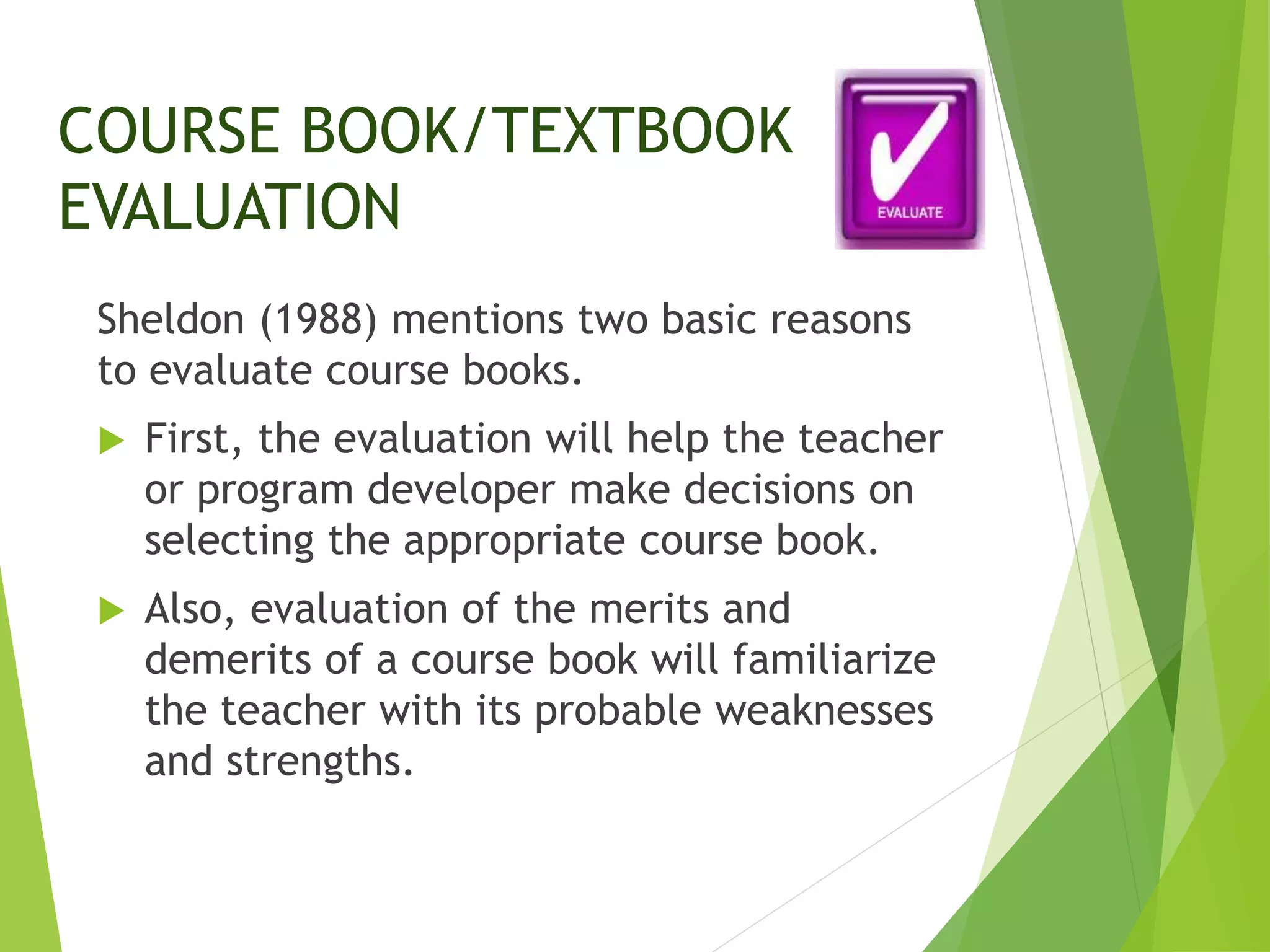 USING COURSE BOOKS IN ELT | PPTX