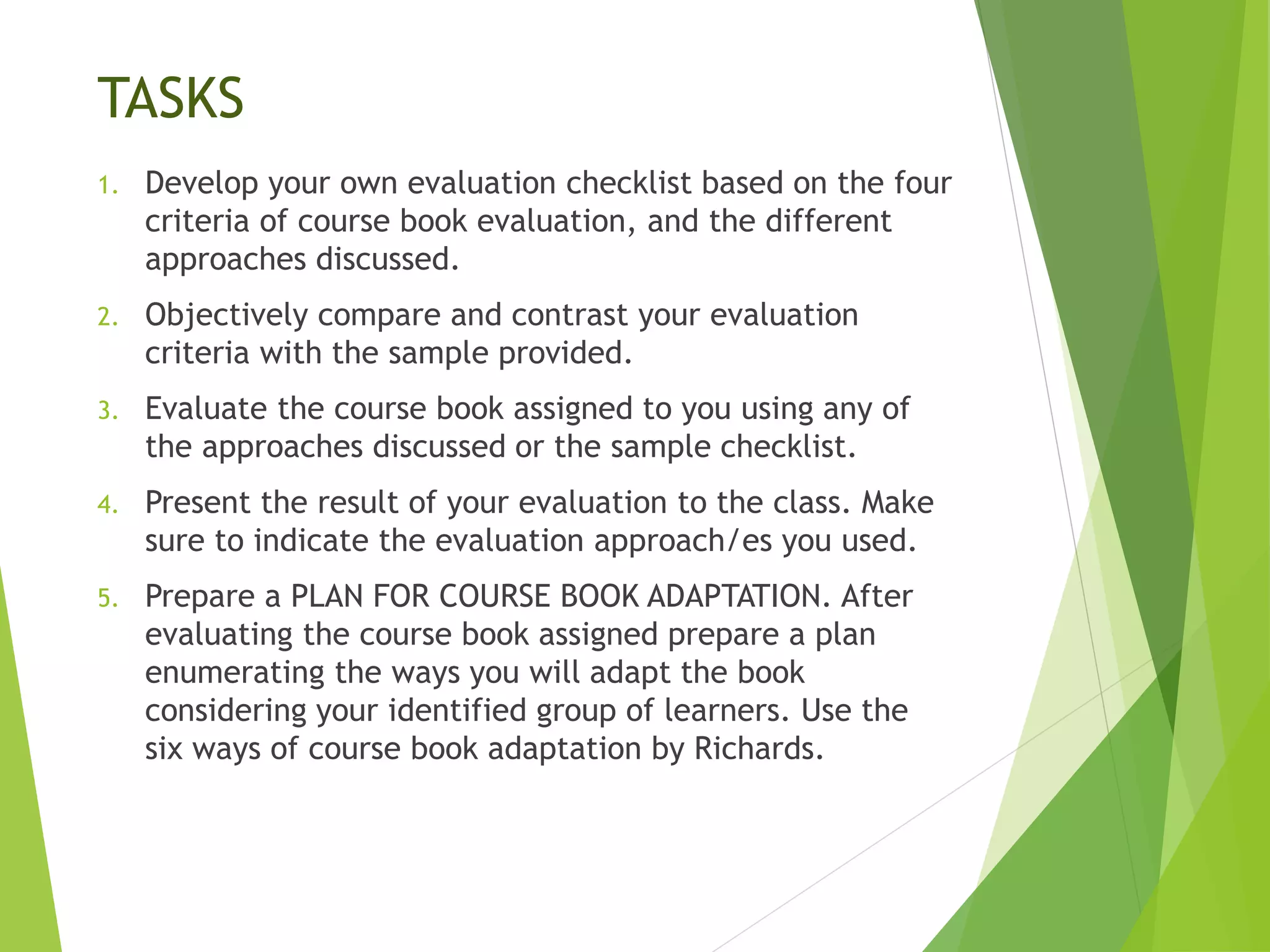 USING COURSE BOOKS IN ELT | PPTX