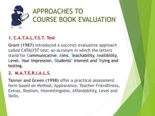 USING COURSE BOOKS IN ELT | PPTX