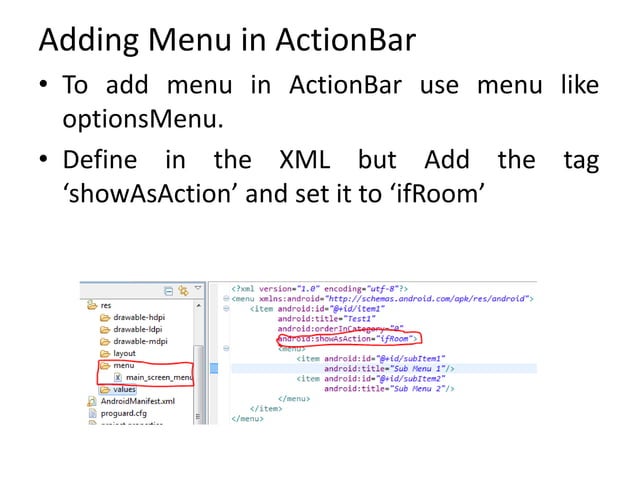 Action Bar Sherlock Tutorial Ppt Free Download