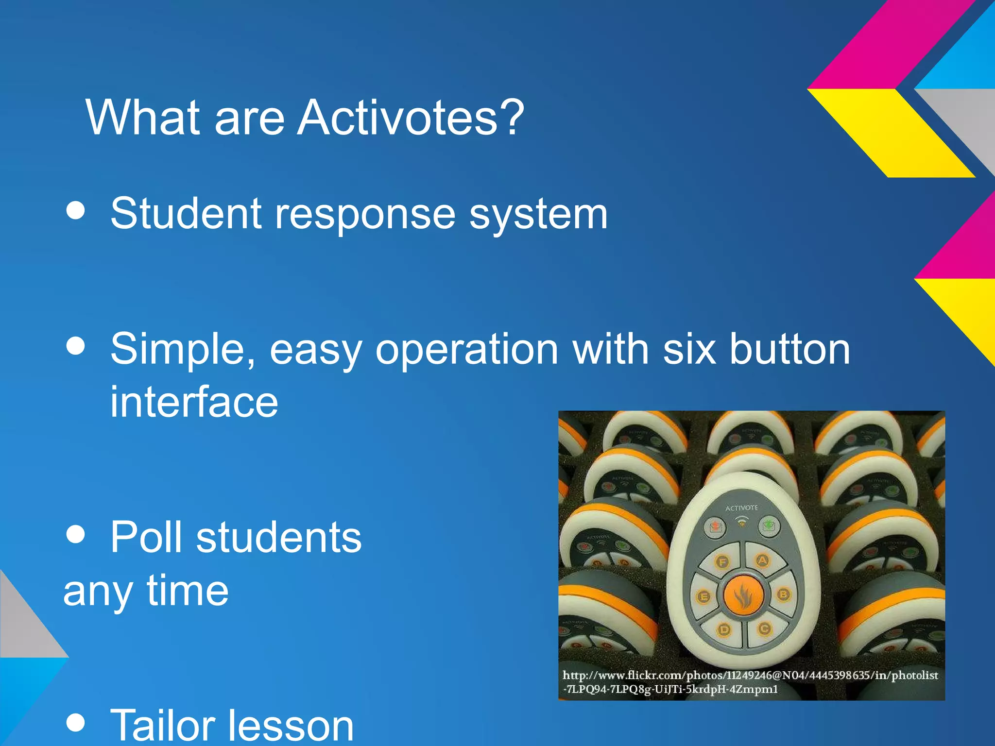 Using activotes to assess elementary students | PPT | Educational ...