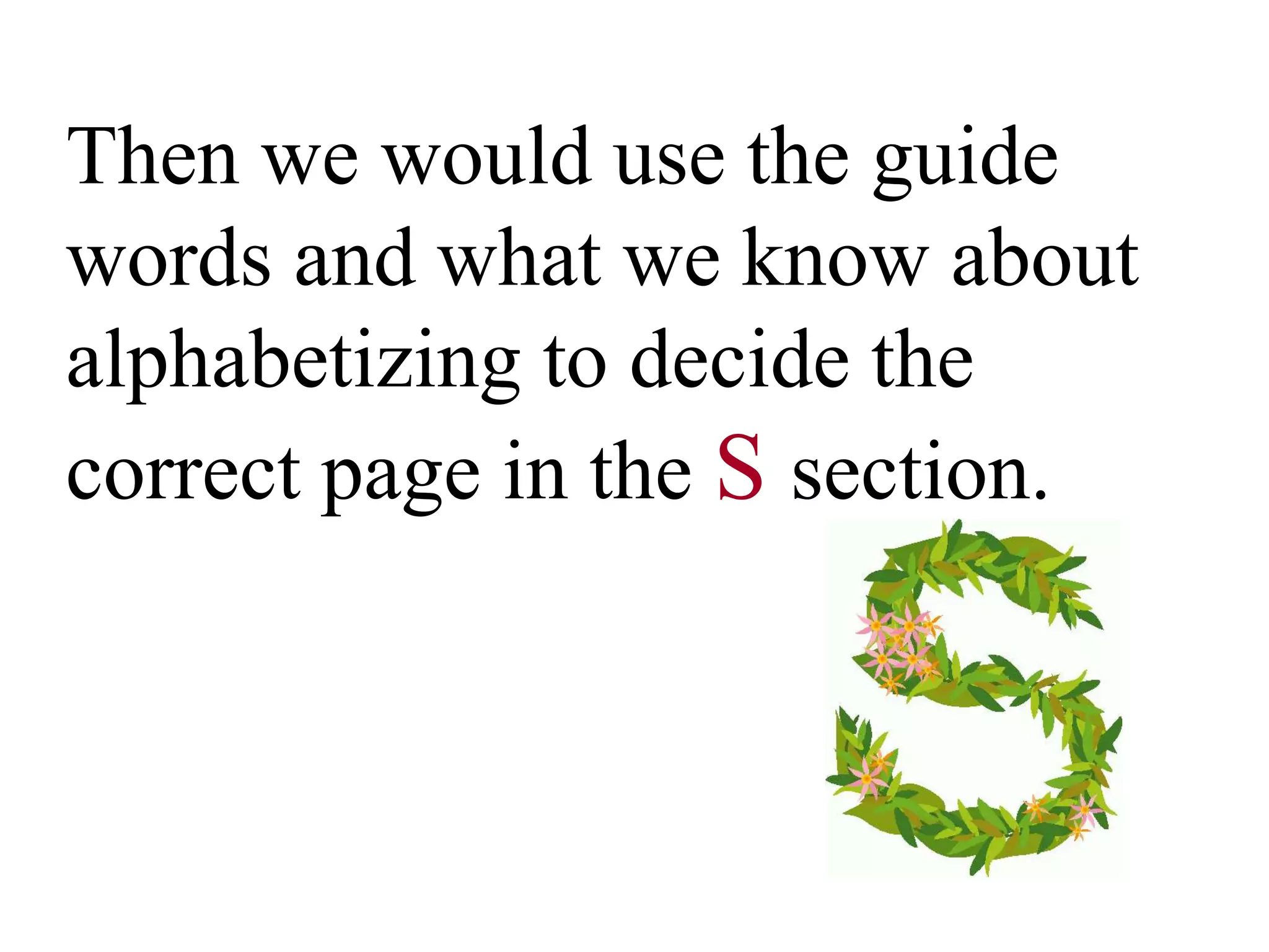 Using a Dictionary | PPT