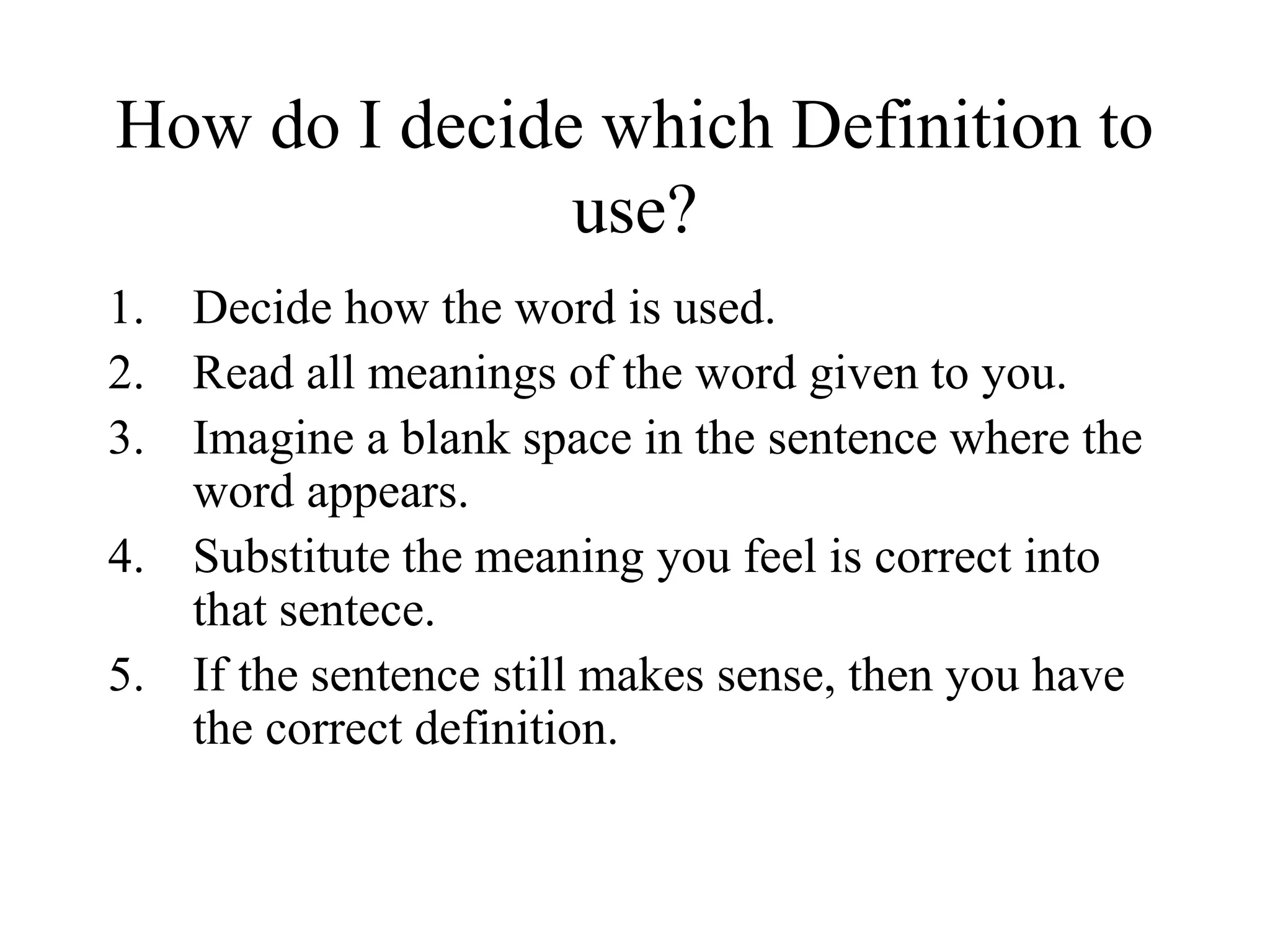 Using a Dictionary | PPT