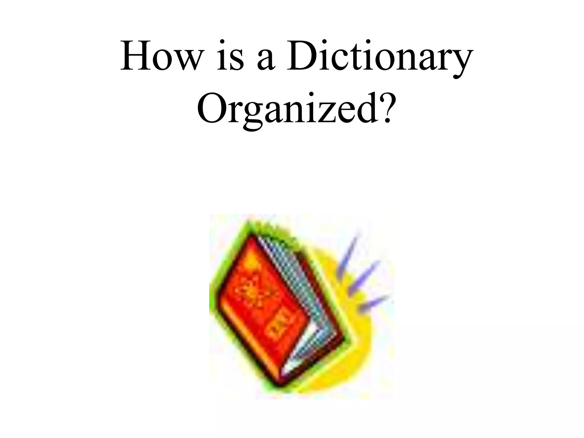 Using a Dictionary | PPT