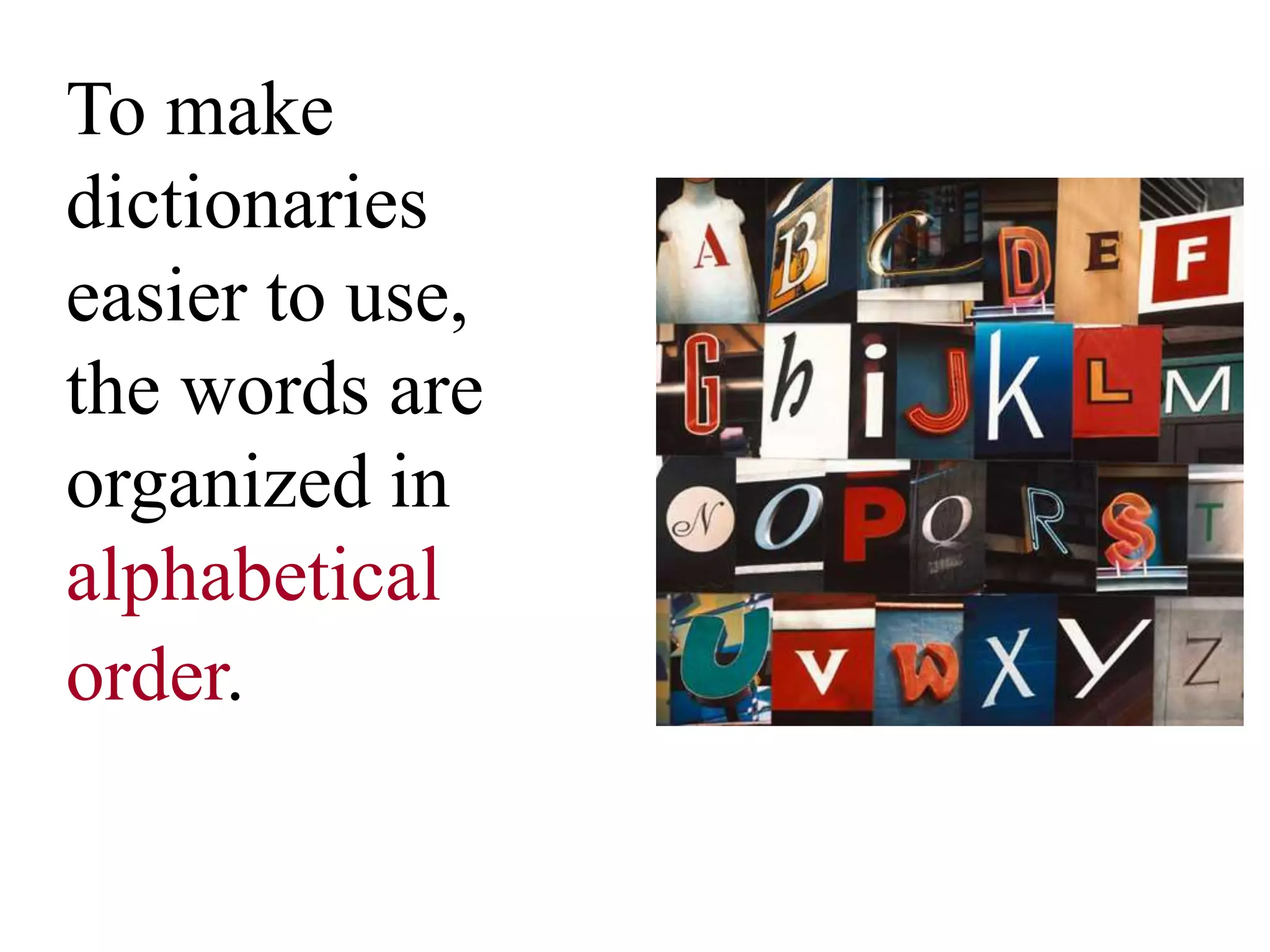 Using a Dictionary | PPT