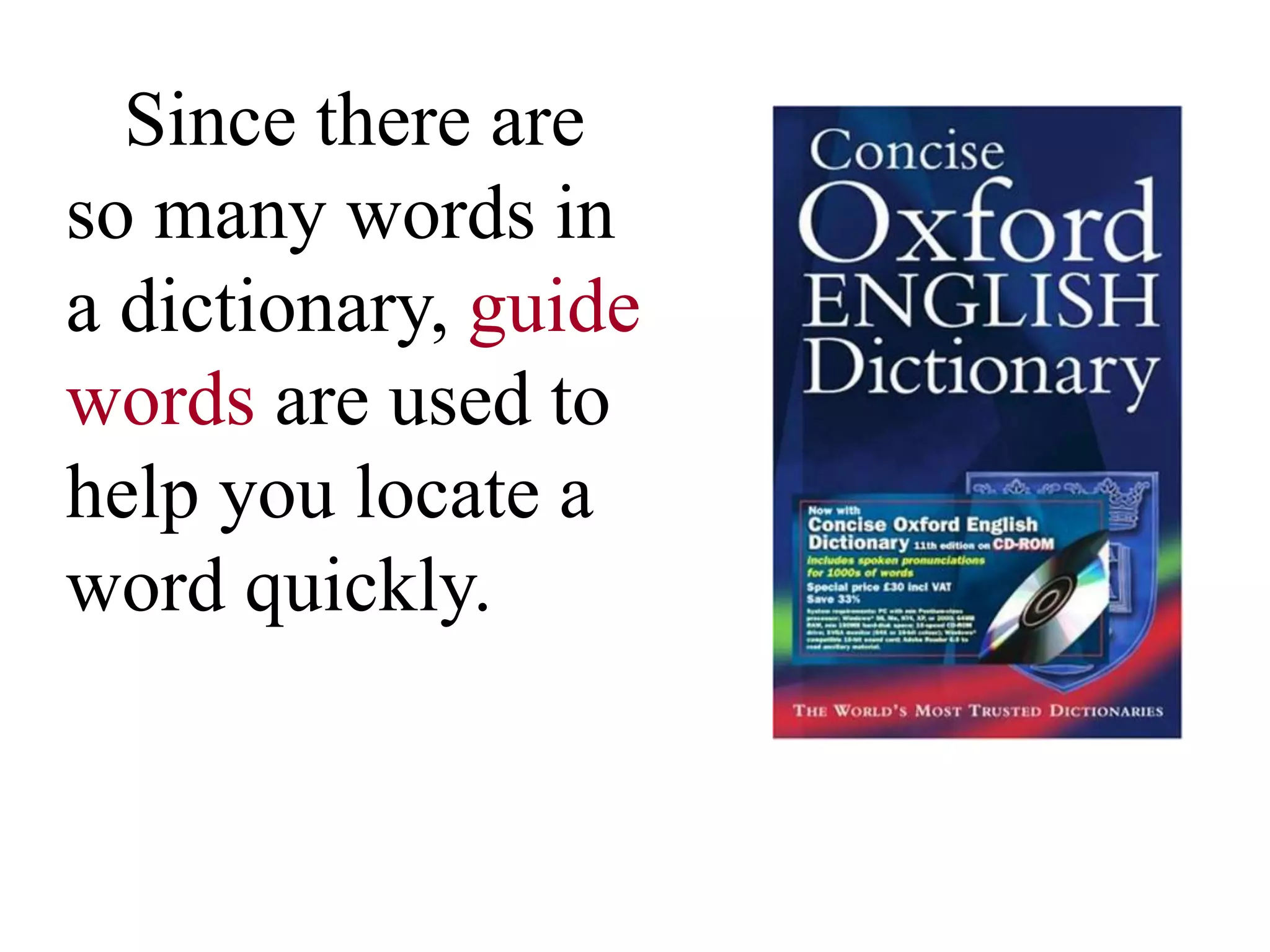 Using a Dictionary | PPT